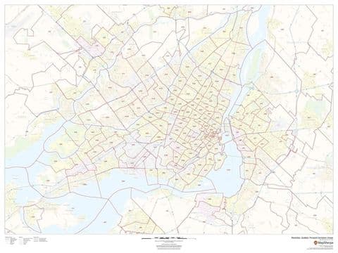 Plan code postal Montreal | Montreal Map 360